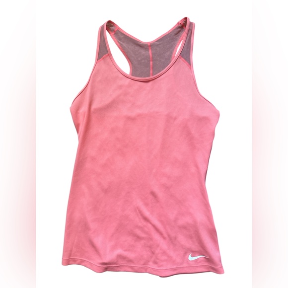 Nike | Tops | Nike Pink Drifit Racerback Tank Top Size Medium | Poshmark